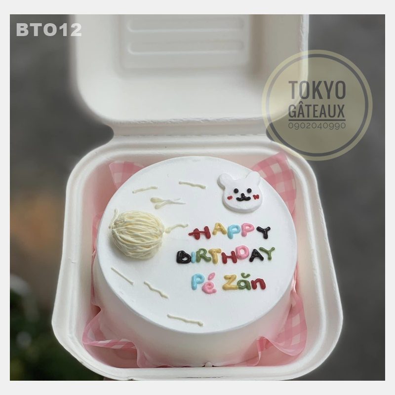 BTO12 - Bento Cake Cuộn Len sz10